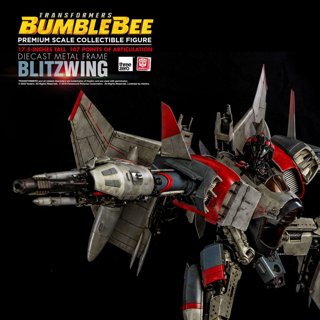 Transformers BumblebeePREMIUM Blitzwing – threezero store
