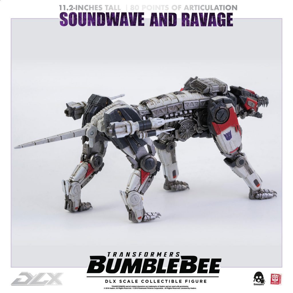 Transformers BUMBLEBEE DLX SOUNDWAVE AND RAVAGE – threezero store