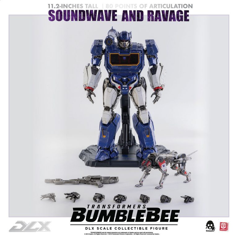 Transformers BUMBLEBEE DLX SOUNDWAVE AND RAVAGE – threezero store