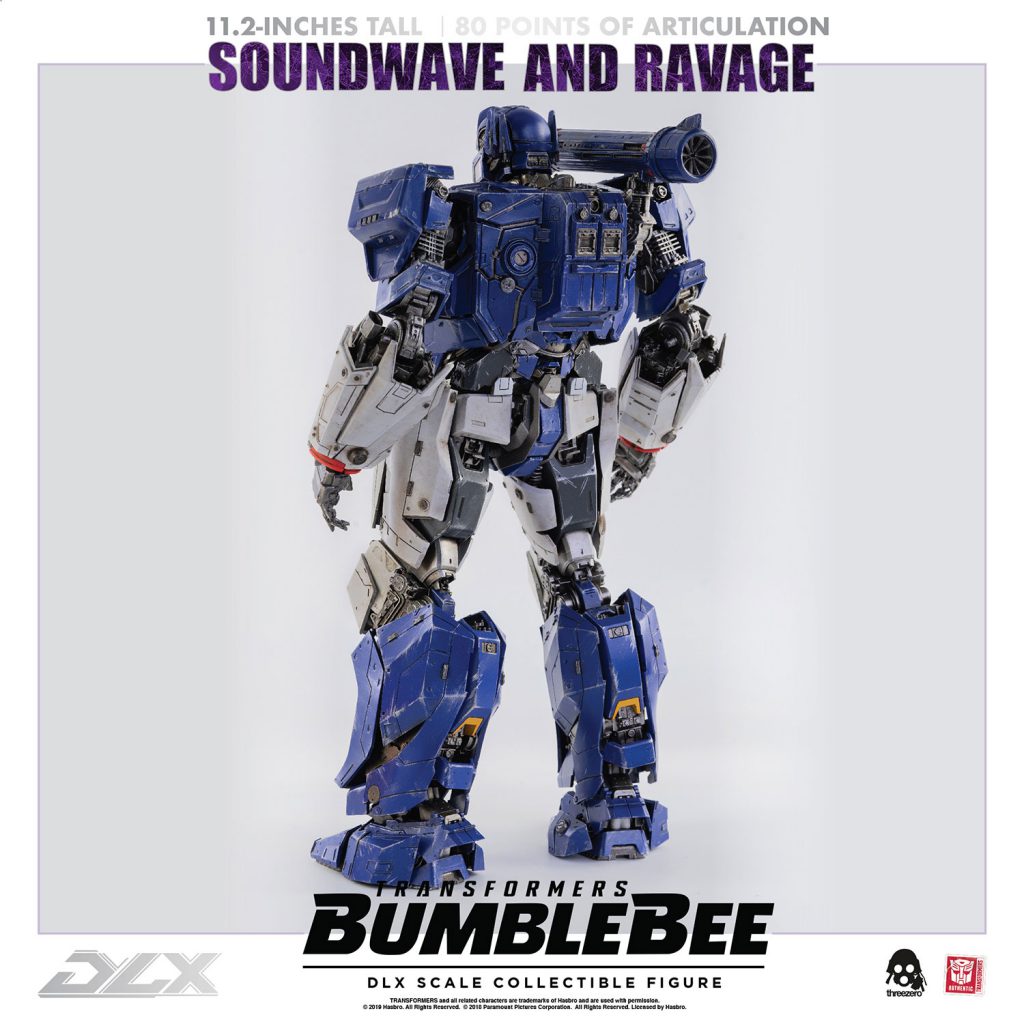 Transformers BUMBLEBEE DLX SOUNDWAVE AND RAVAGE – threezero store