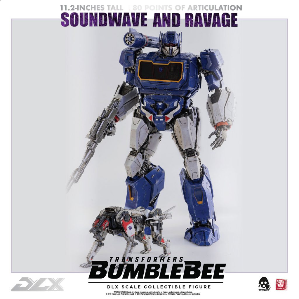 Transformers BUMBLEBEE DLX SOUNDWAVE AND RAVAGE – threezero store