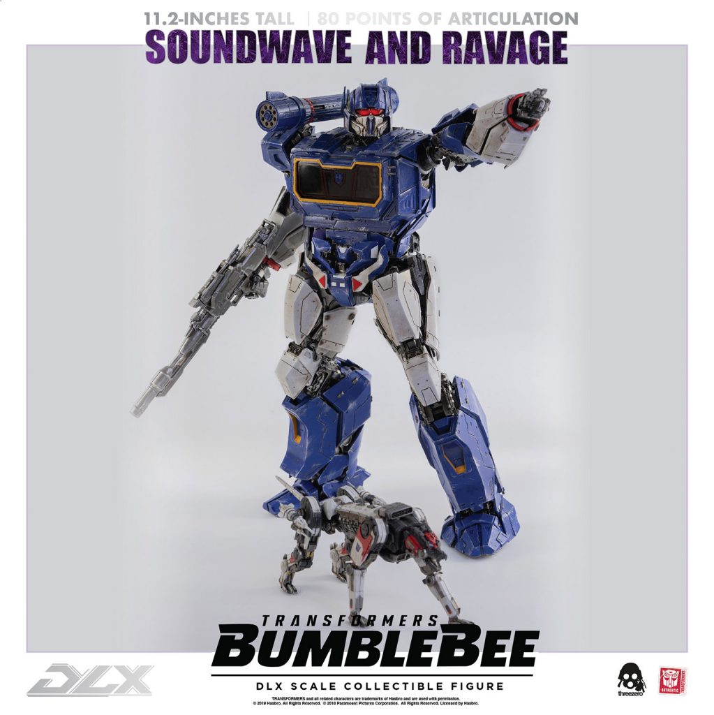 Transformers BUMBLEBEE DLX SOUNDWAVE AND RAVAGE – threezero store