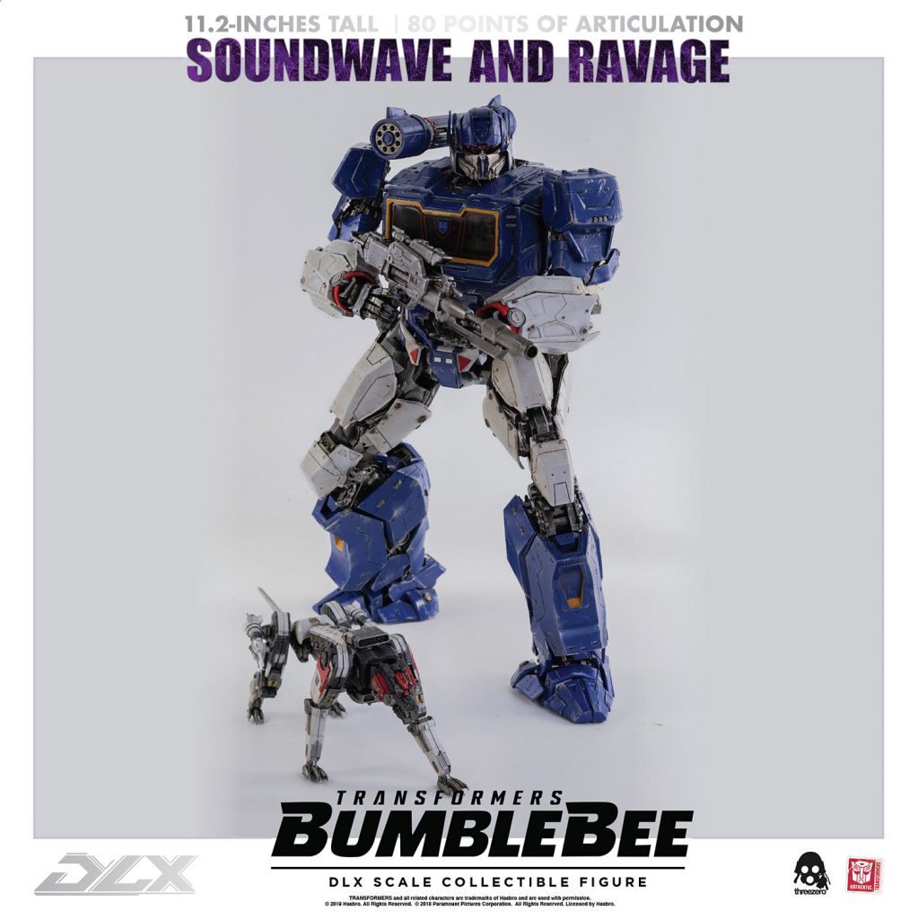Transformers BUMBLEBEE DLX SOUNDWAVE AND RAVAGE – threezero store