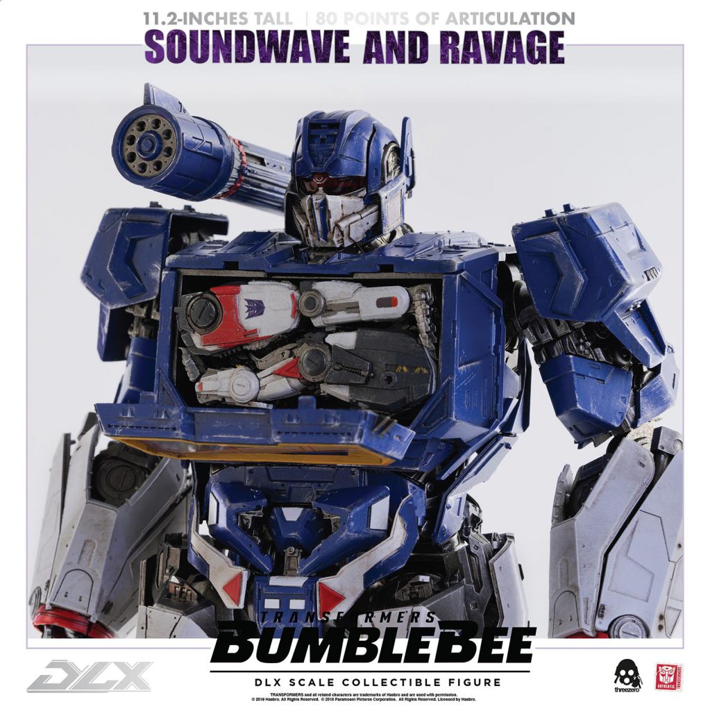 Transformers BUMBLEBEE DLX SOUNDWAVE AND RAVAGE – threezero store