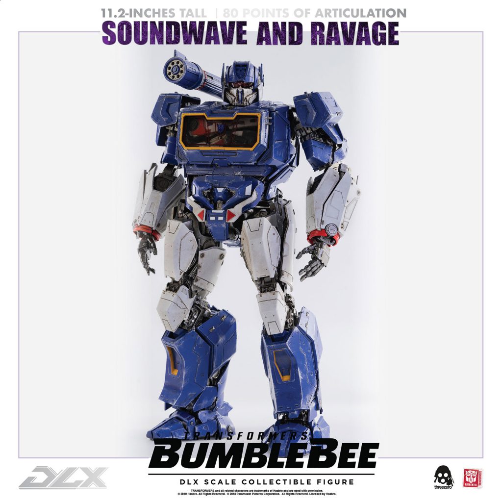Transformers BUMBLEBEE DLX SOUNDWAVE AND RAVAGE – threezero store