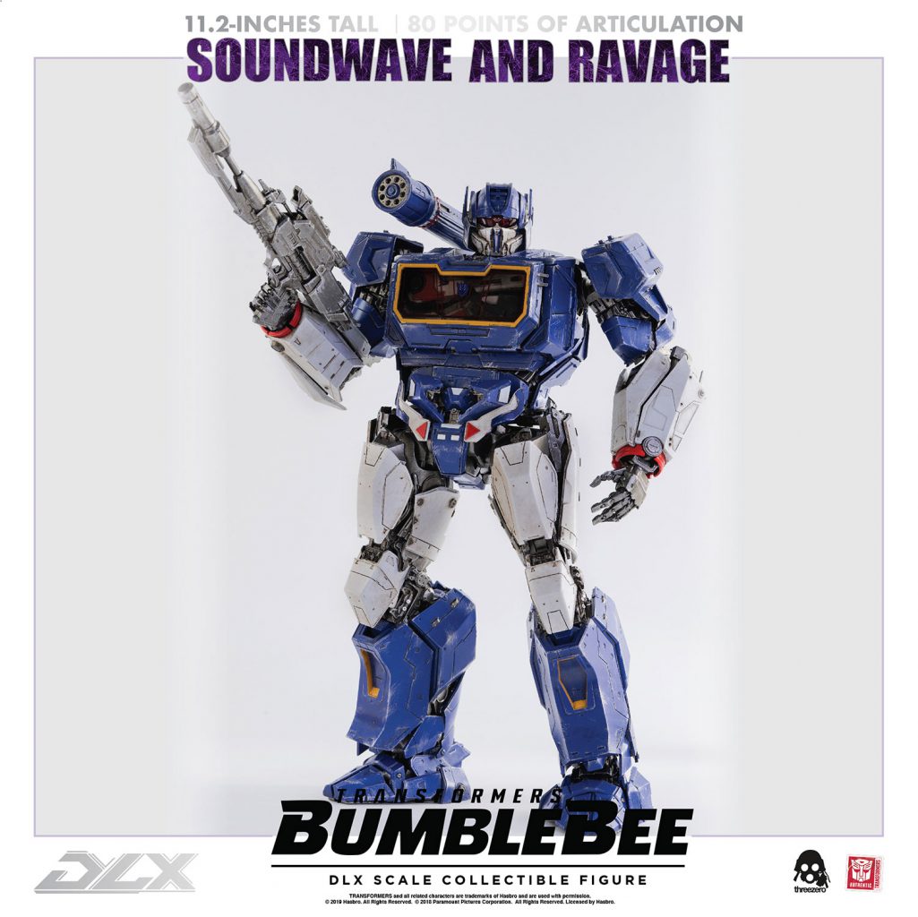Transformers BUMBLEBEE DLX SOUNDWAVE AND RAVAGE – threezero store