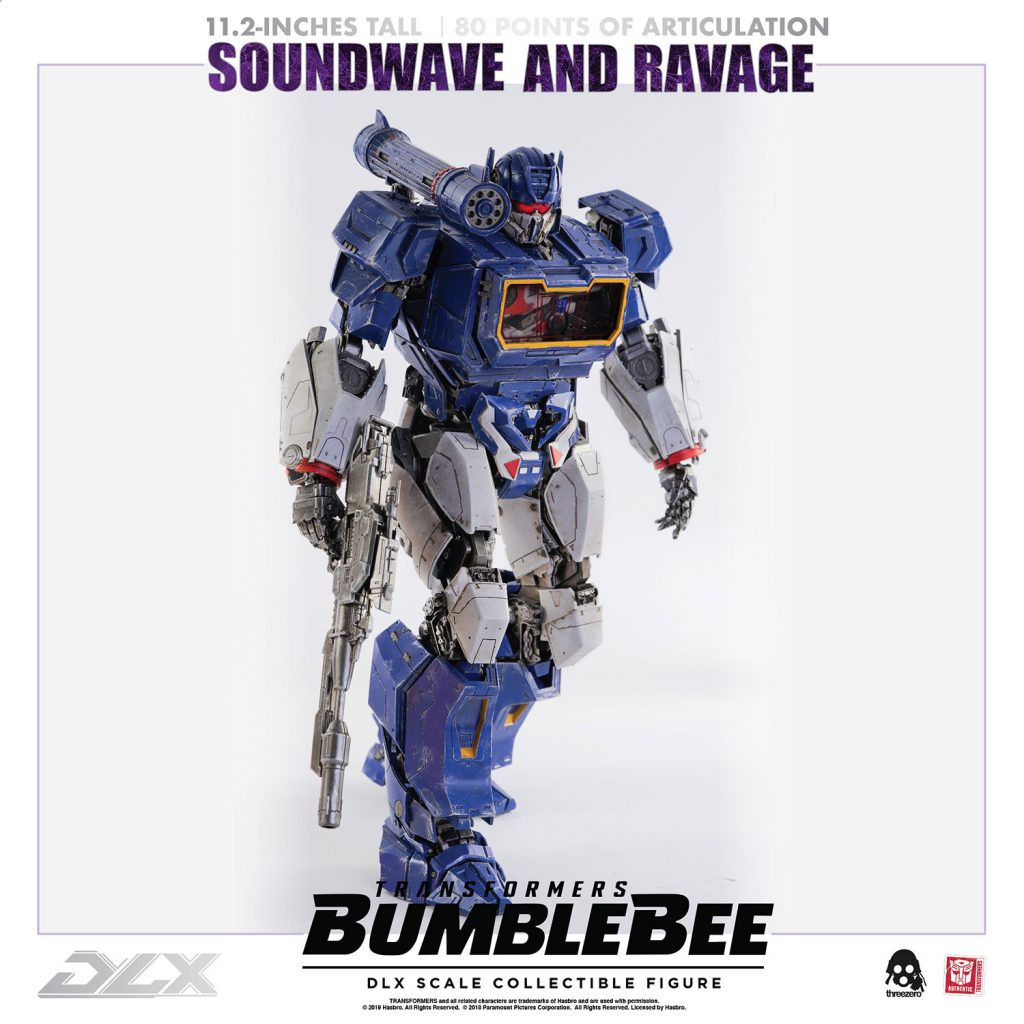Transformers BUMBLEBEE DLX SOUNDWAVE AND RAVAGE – threezero store