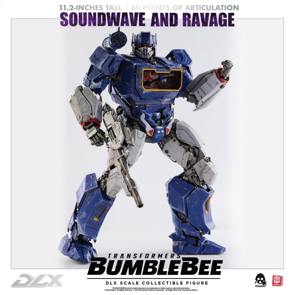 Transformers BUMBLEBEE DLX SOUNDWAVE AND RAVAGE – threezero store