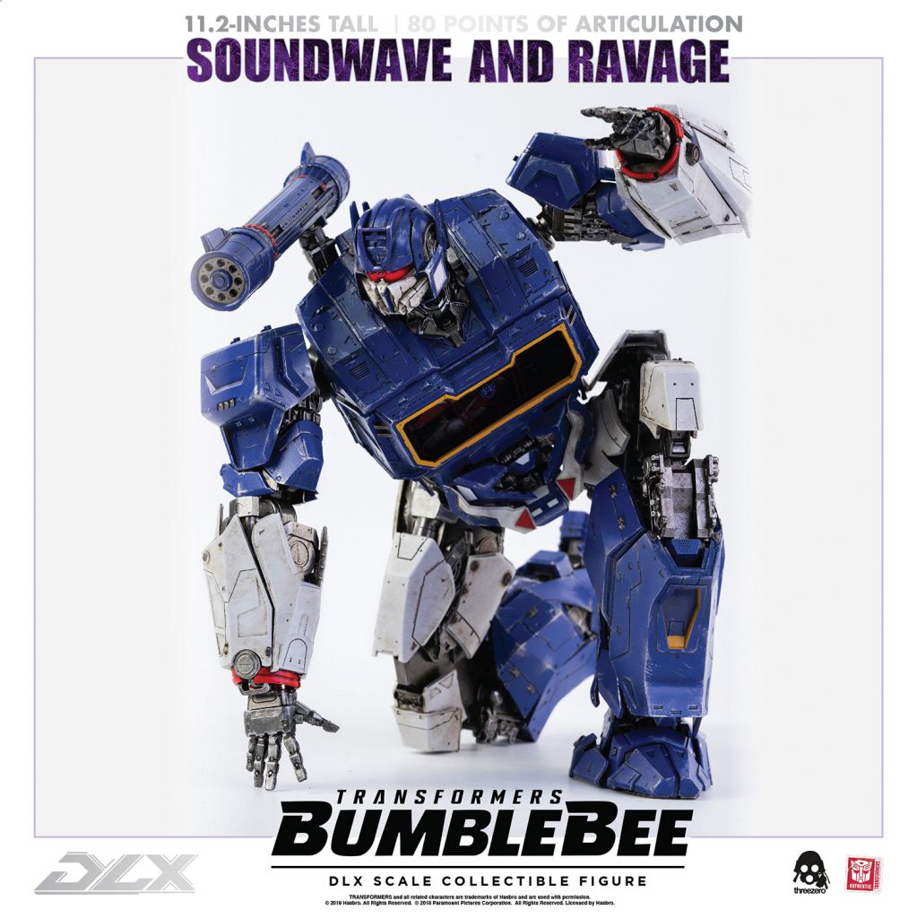 Transformers BUMBLEBEE DLX SOUNDWAVE AND RAVAGE – threezero store