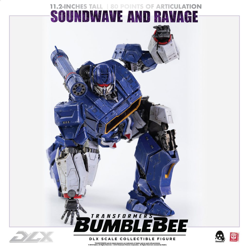 Transformers BUMBLEBEE DLX SOUNDWAVE AND RAVAGE – threezero store