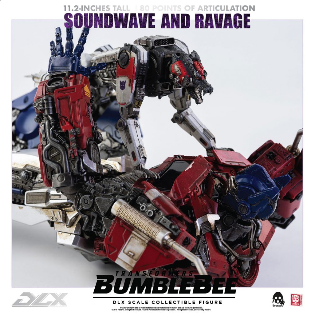Transformers BUMBLEBEE DLX SOUNDWAVE AND RAVAGE – threezero store