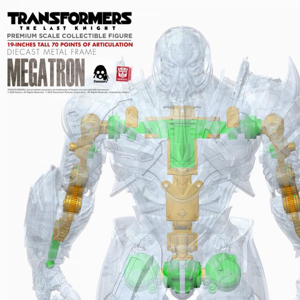 The Last Knight Premium Scale Megatron figure – threezero store