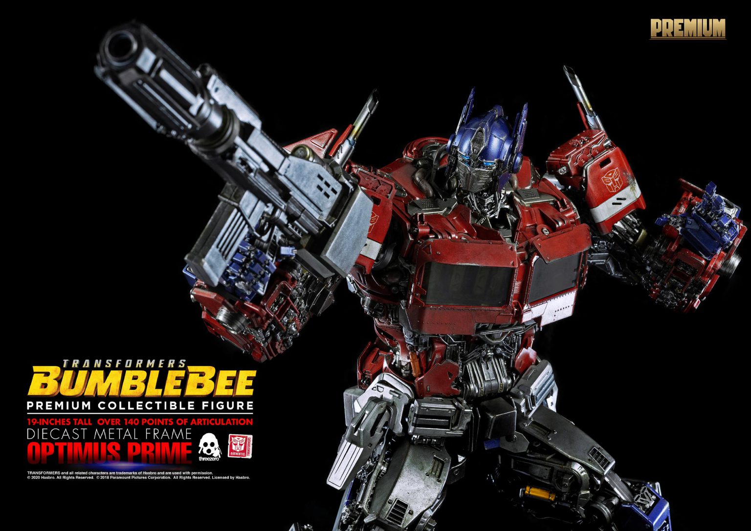 Transformers: BumblebeePREMIUM Optimus Prime – threezero store