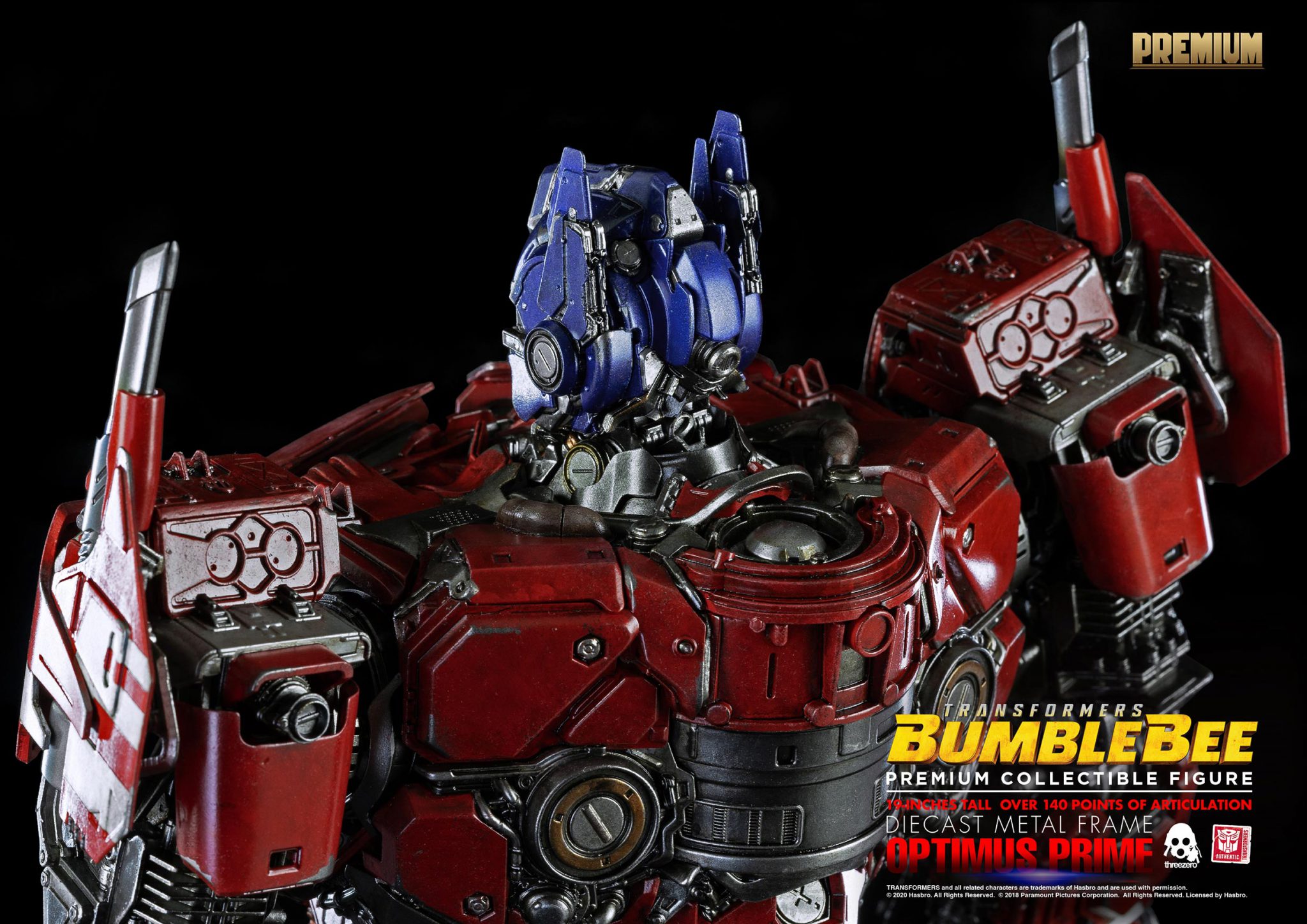 Transformers: BumblebeePREMIUM Optimus Prime – threezero store