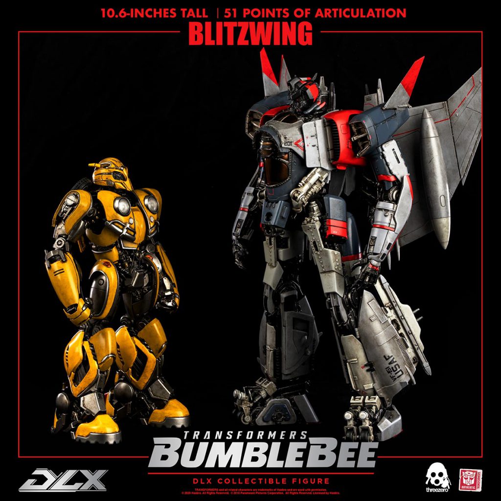 Transformers BumblebeeDLX Blitzwing – threezero store