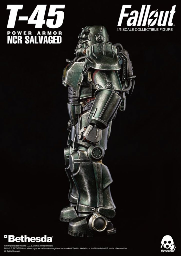 Fallout T-45 NCR Salvaged Power Armor – threezero store