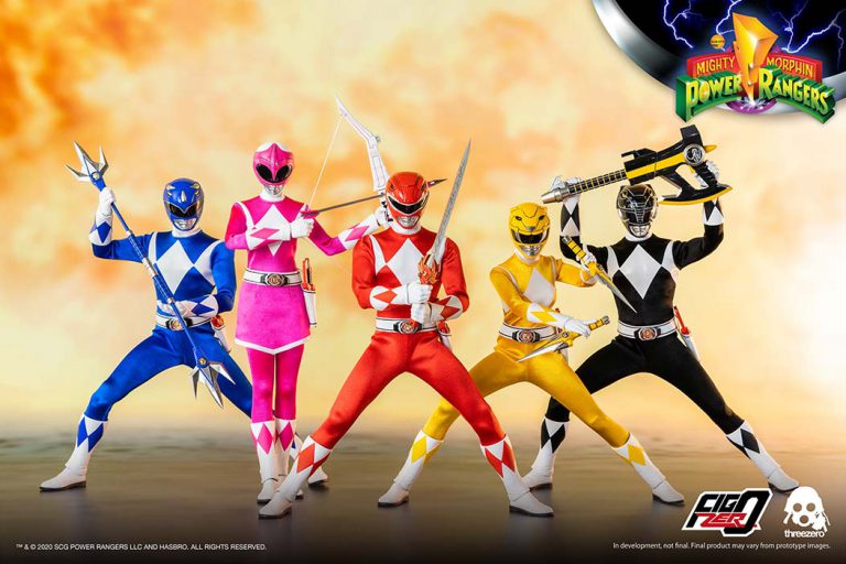 Mighty Morphin Power Rangers1/6 Core Rangers + Green Ranger Six-Pack ...