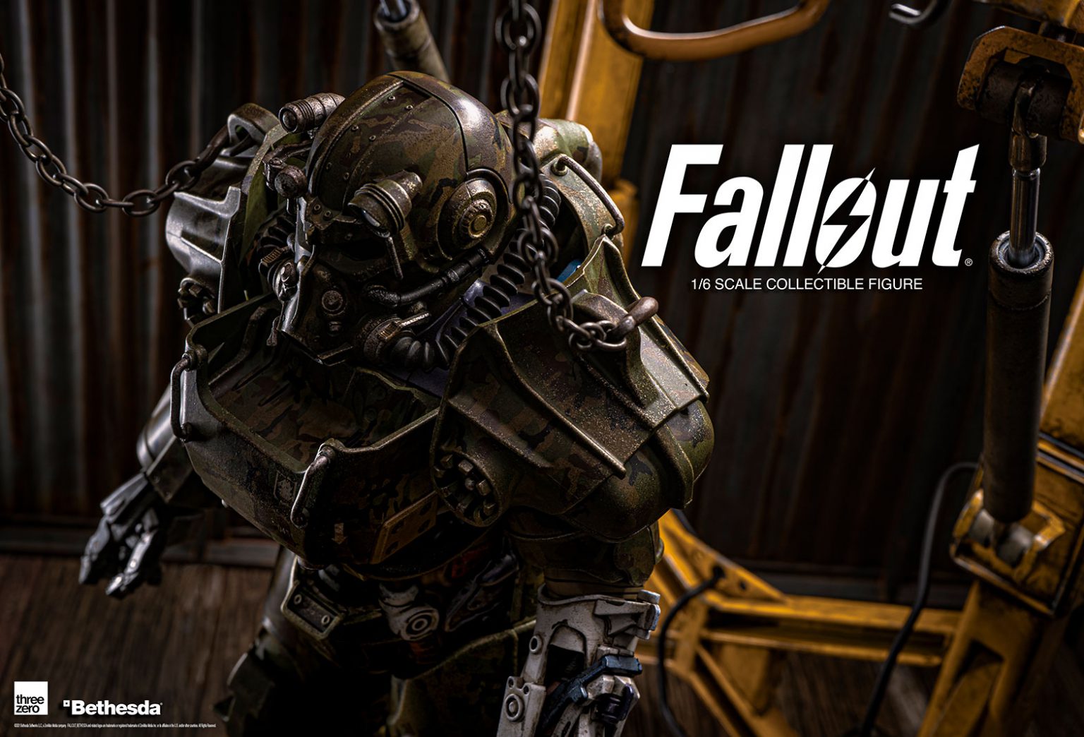 Fallout 1/6 T‐60 Camouflage Power Armor – threezero store