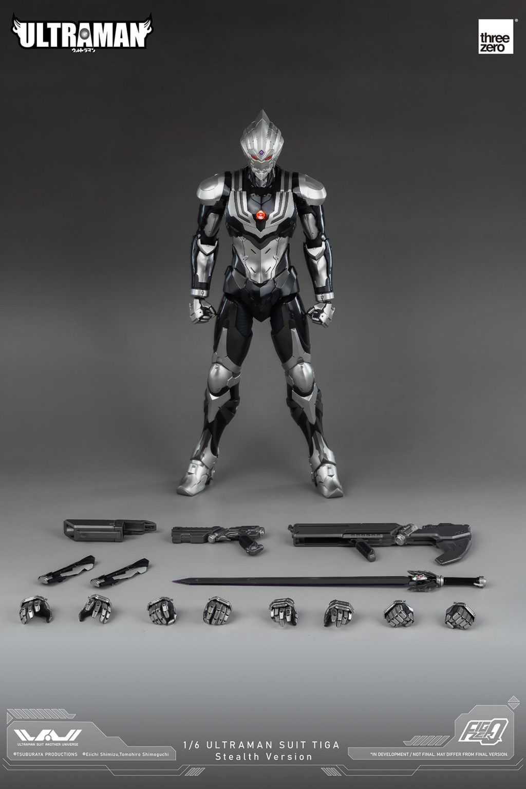 ULTRAMANFigZero 1/6 ULTRAMAN SUIT TIGA Stealth Version – threezero store