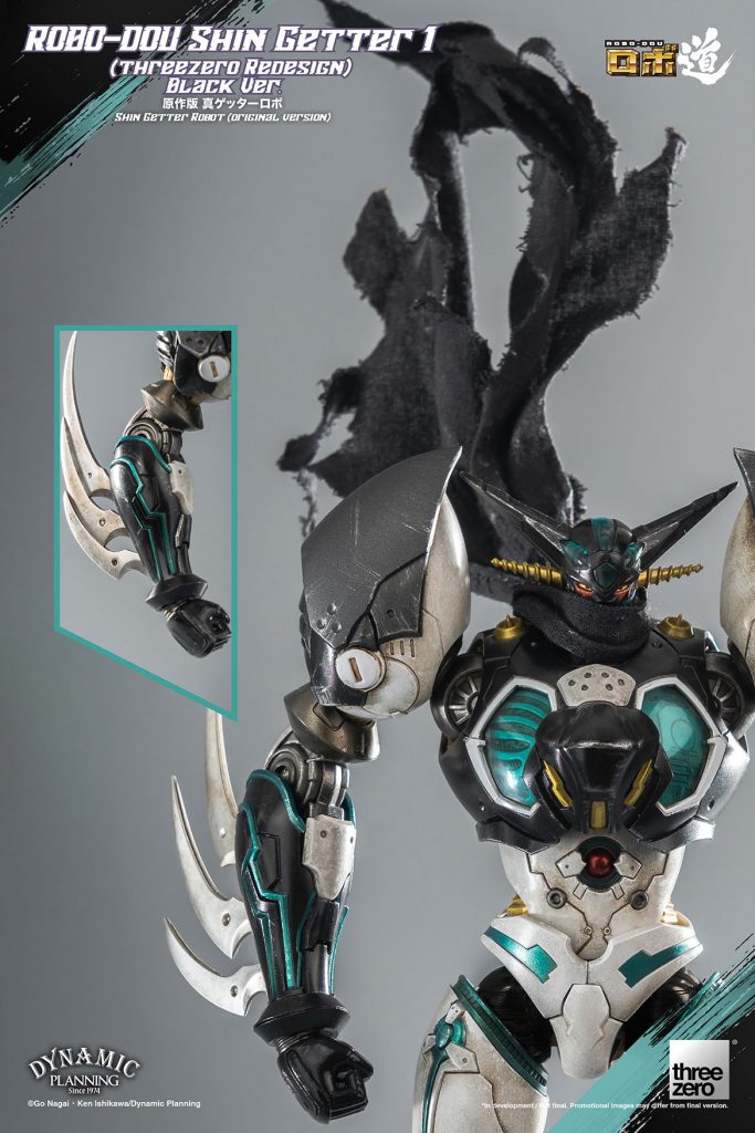 Shin Getter Robot（Original Version）ROBO-DOU Shin Getter 1 (threezero Redesign) Black Ver ...