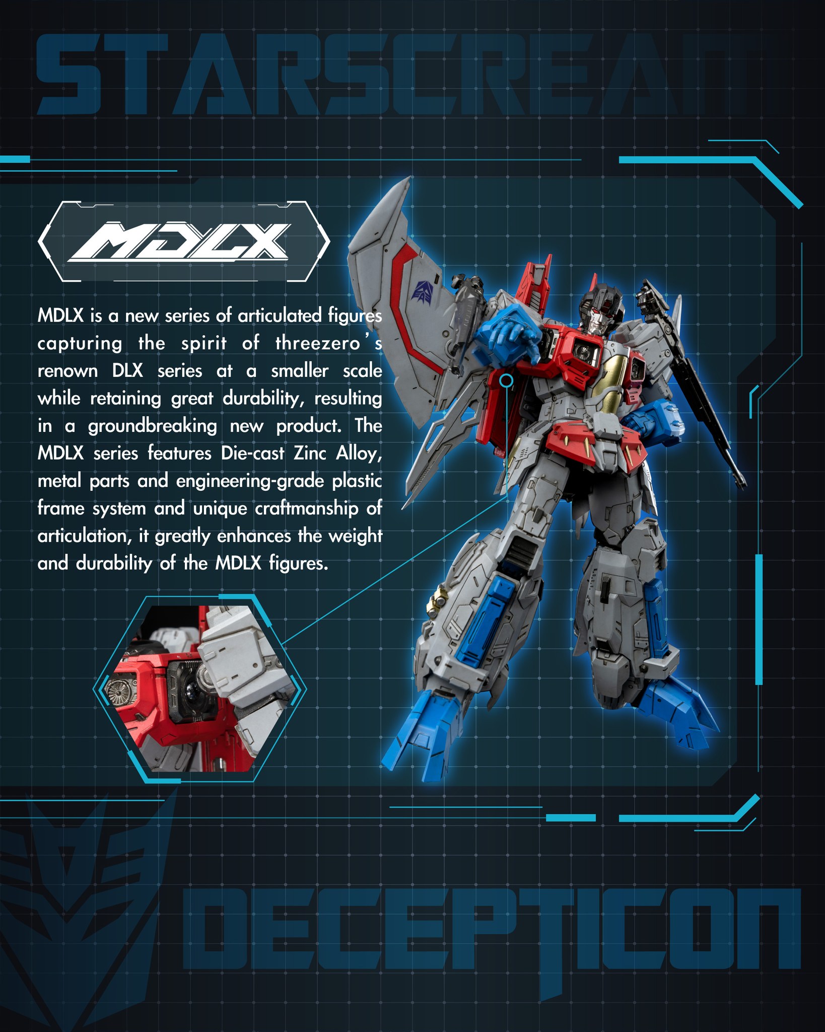 Transformers MDLX Starscream is currently available for pre-order ...