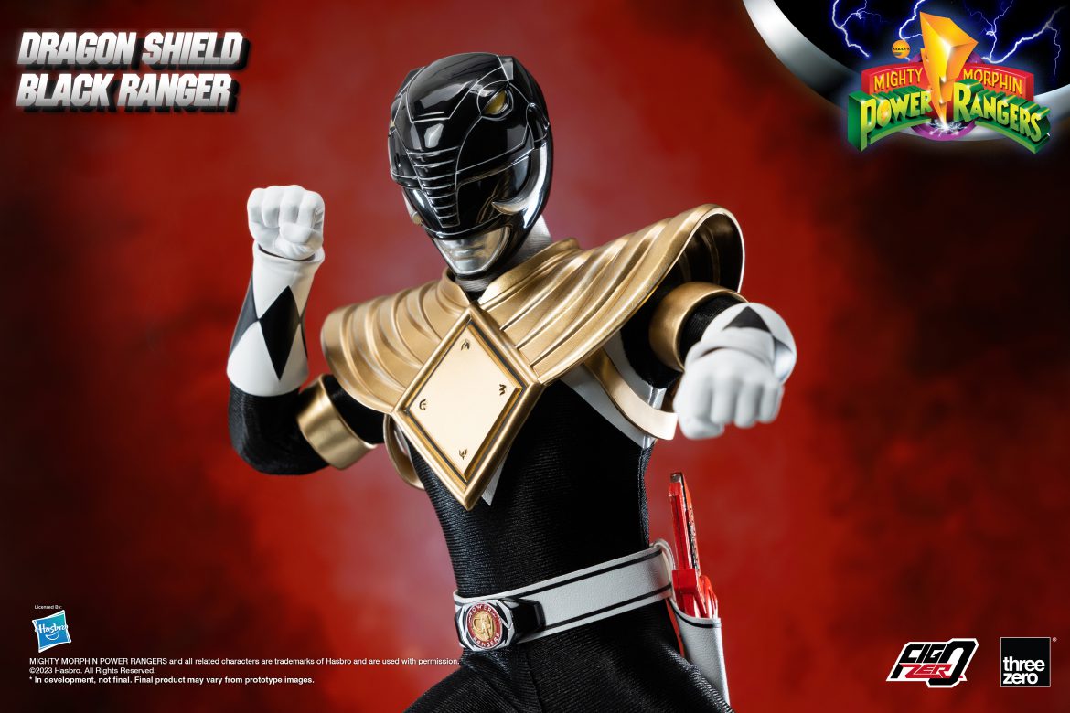 Mighty Morphin Power RangersFigZero 1/6 Dragon Shield Black Ranger – threezero store