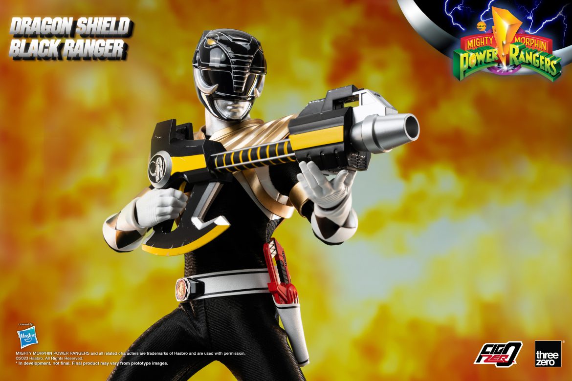 Mighty Morphin Power RangersFigZero 1/6 Dragon Shield Black Ranger – threezero store