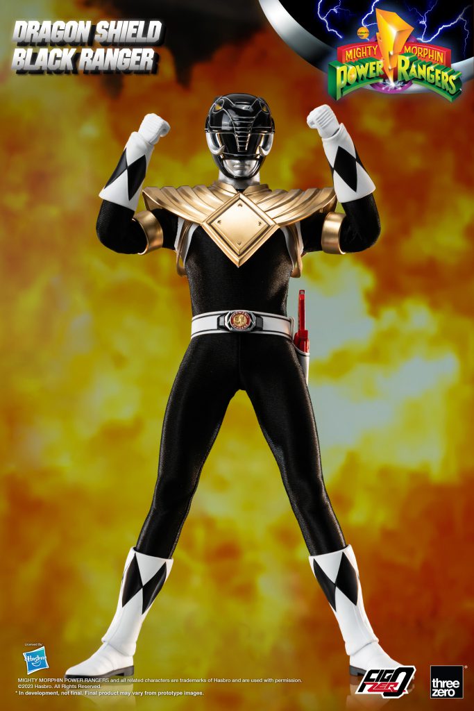 Mighty Morphin Power RangersFigZero 1/6 Dragon Shield Black Ranger – threezero store