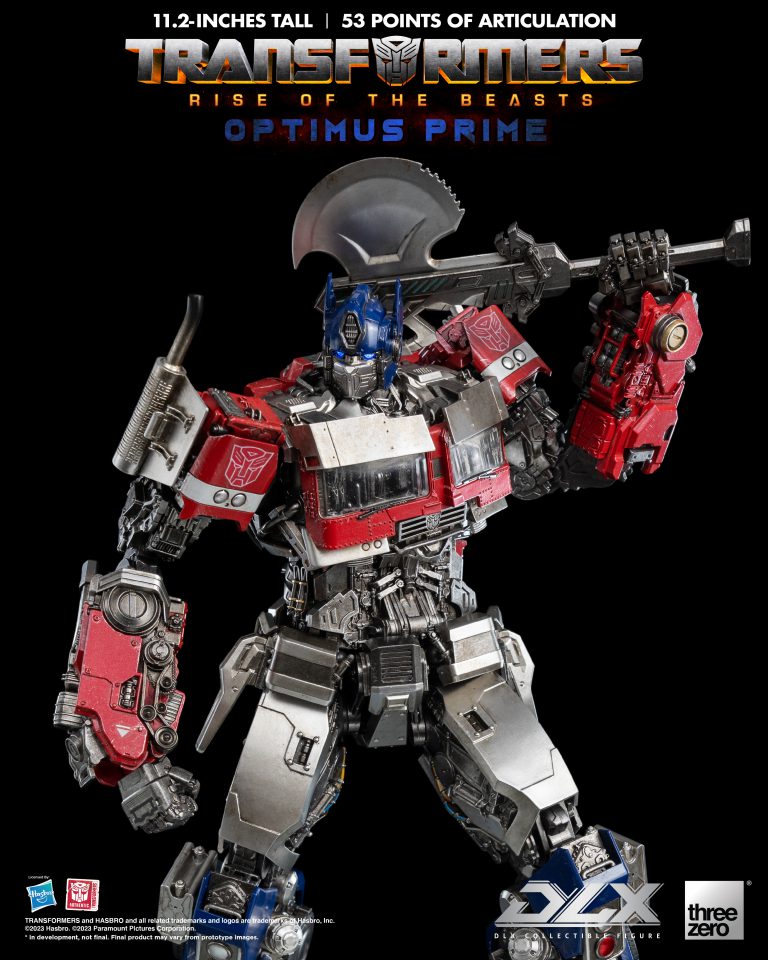 “Transformers: Rise of the Beasts” DLX Optimus Prime features an ...