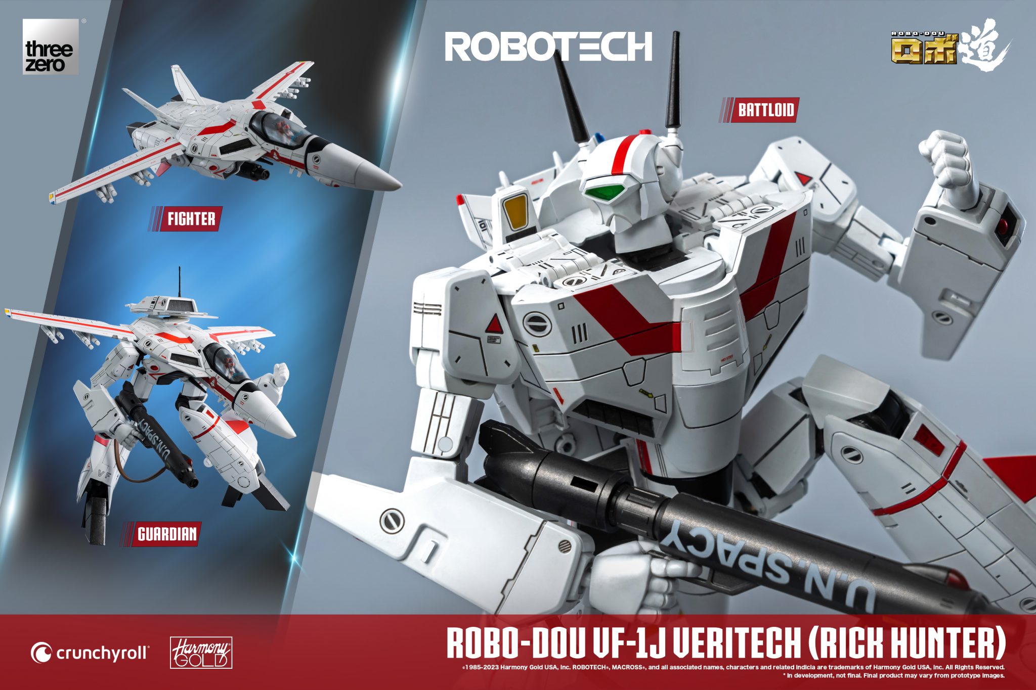 Based on the Robotech, a popular US animation series from 1980’s, ROBO-DOU VF-1J Veritech (Rick ...