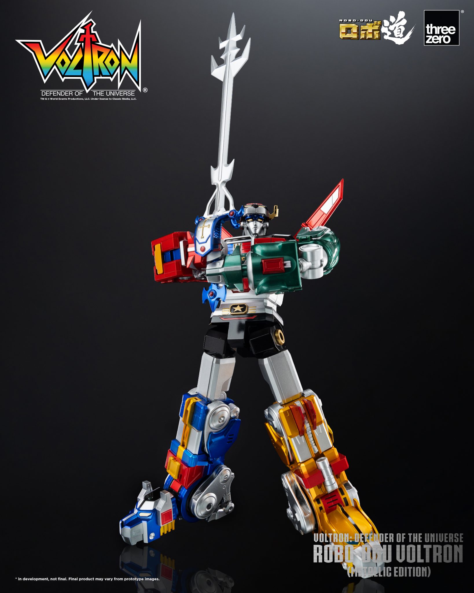 Voltron: Defender of the UniverseROBO-DOU Voltron (Metallic Edition) – threezero store