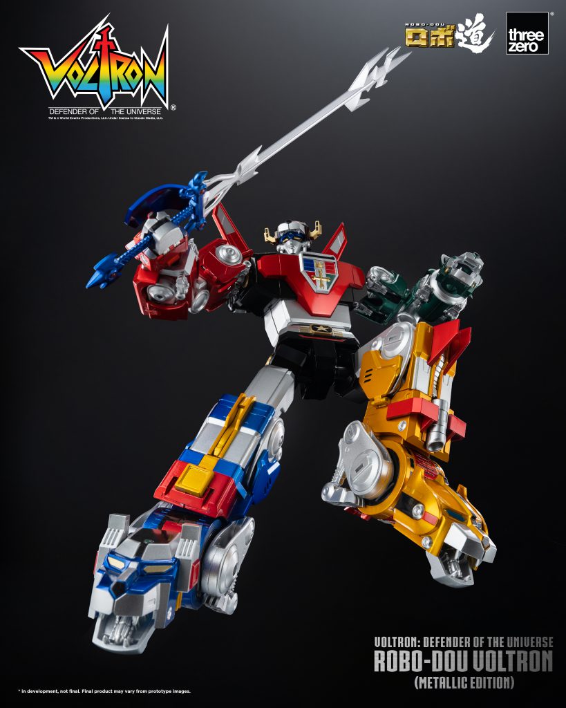 Voltron: Defender of the UniverseROBO-DOU Voltron (Metallic Edition) – threezero store