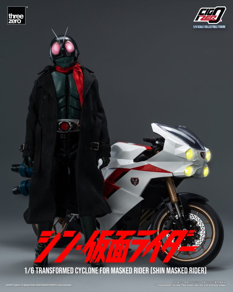 SHIN MASKED RIDERFigZero 1/6 Transformed Cyclone for Masked Rider (SHIN ...