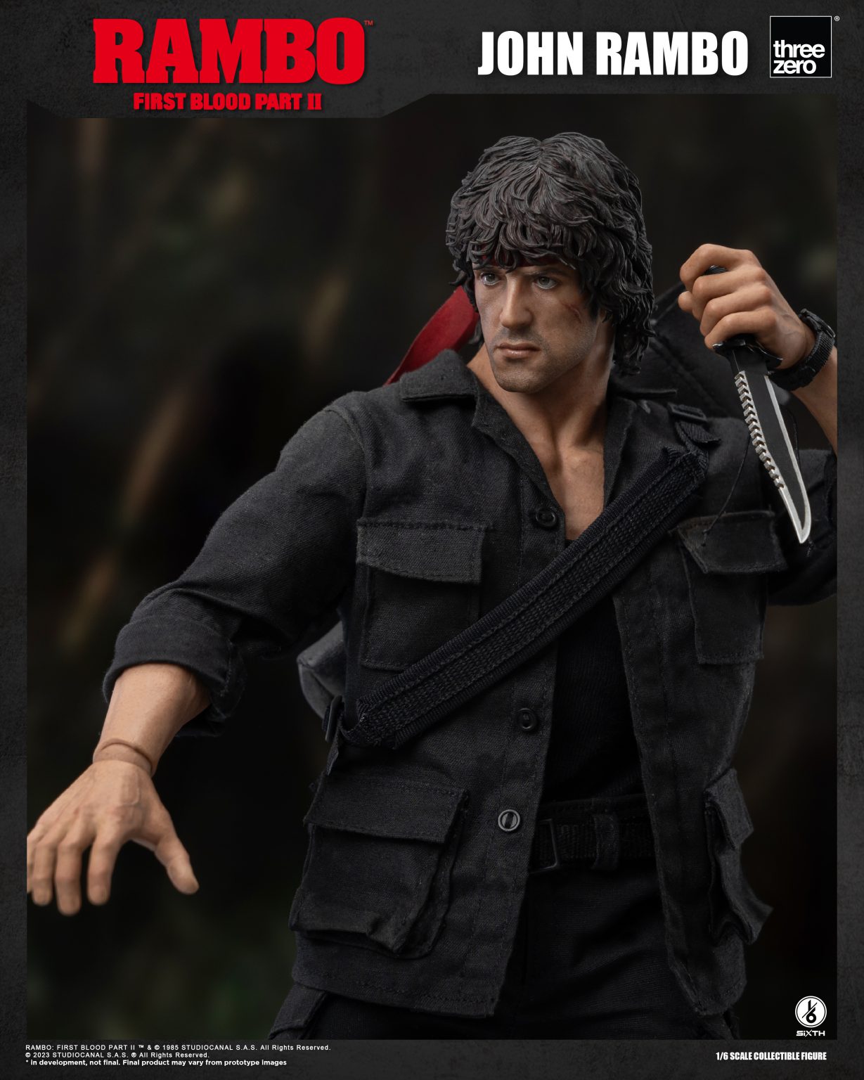 Rambo: First Blood Part II1/6 John Rambo – threezero store