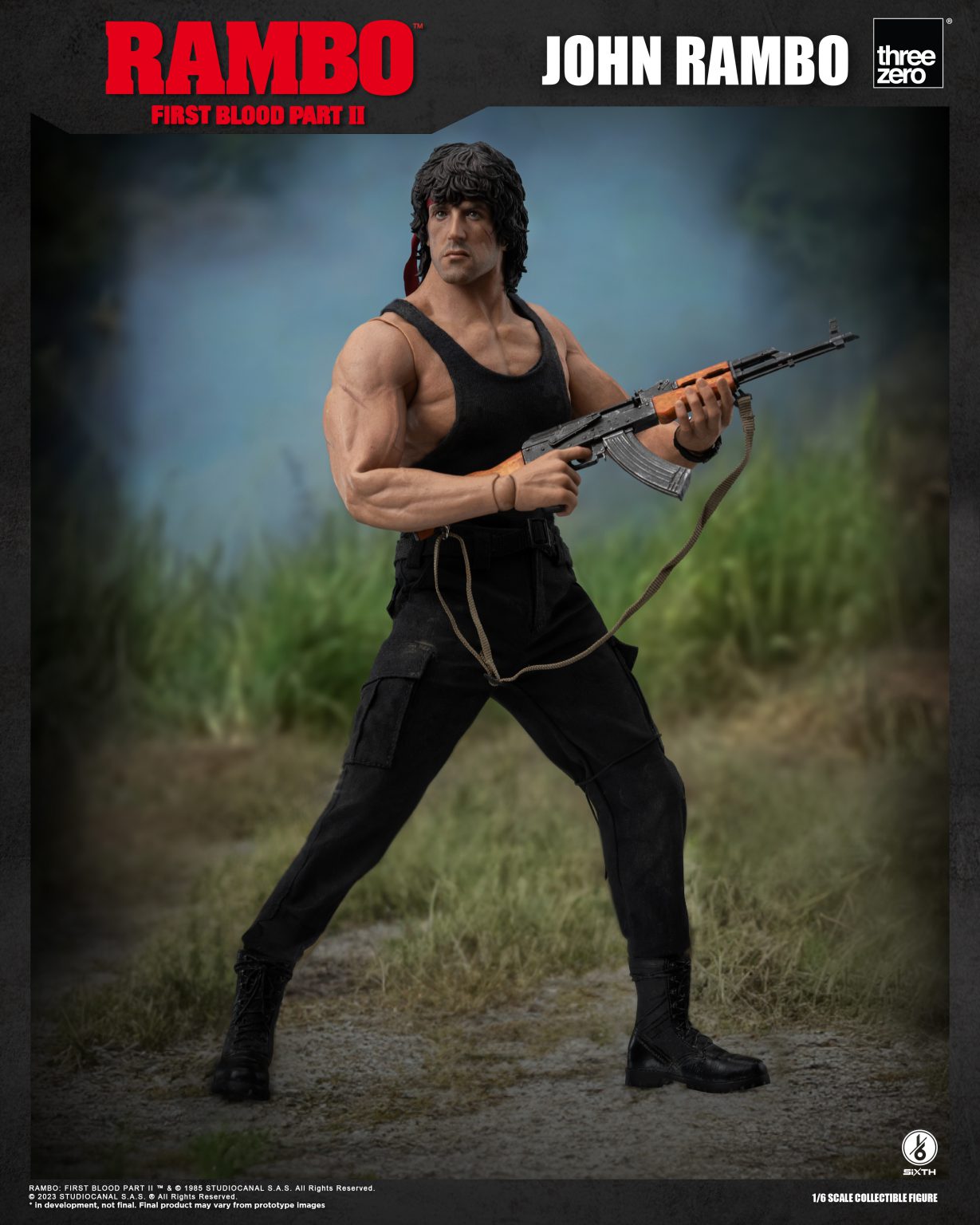 Rambo: First Blood Part II1/6 John Rambo – threezero store