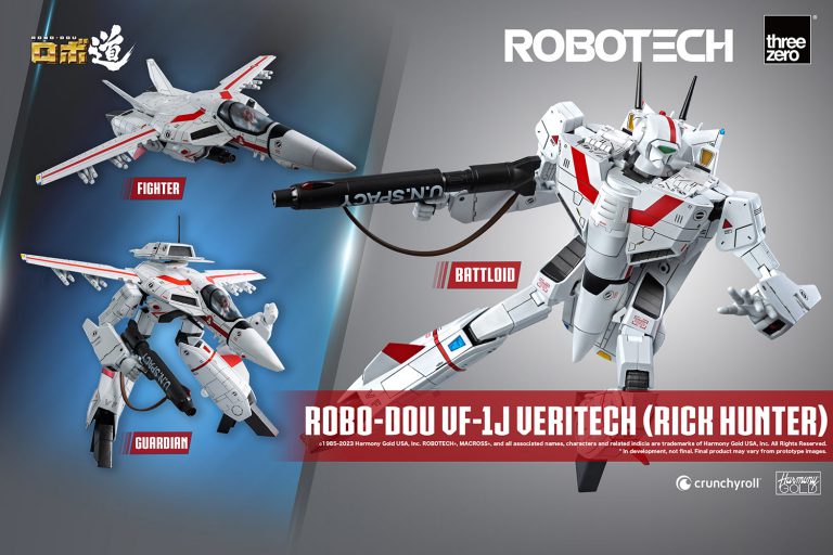 Robotech VF-1J Rick Hunter Figure Takes Flight with threezero’s ROBO-DOU Series – threezero store