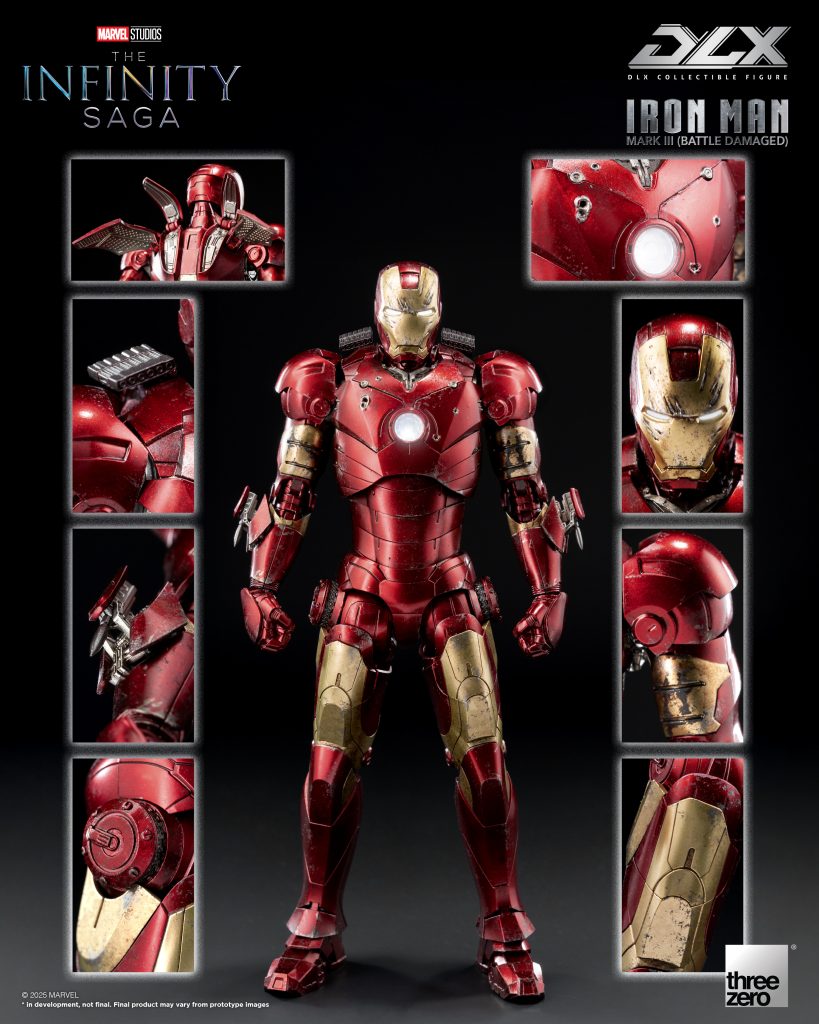 Marvel Studios: The Infinity SagaDLX Iron Man Mark 3 (Battle Damaged ...