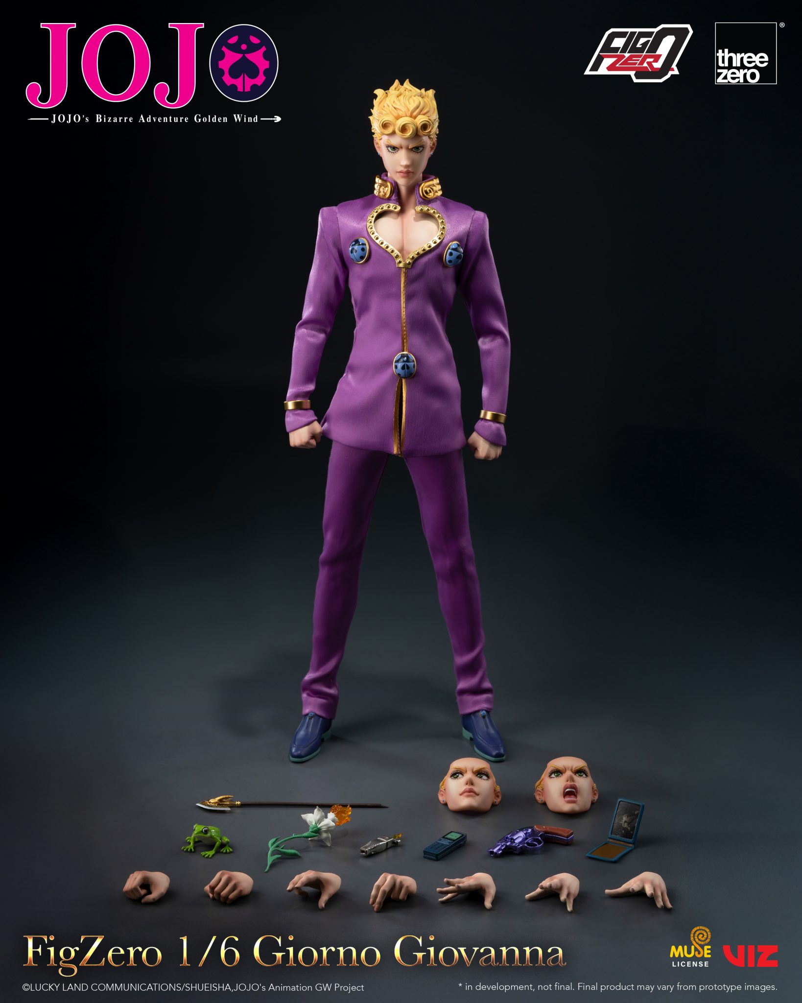 JOJO’s Bizarre Adventure: Golden WindFigZero 1/6 Giorno Giovanna – threezero store