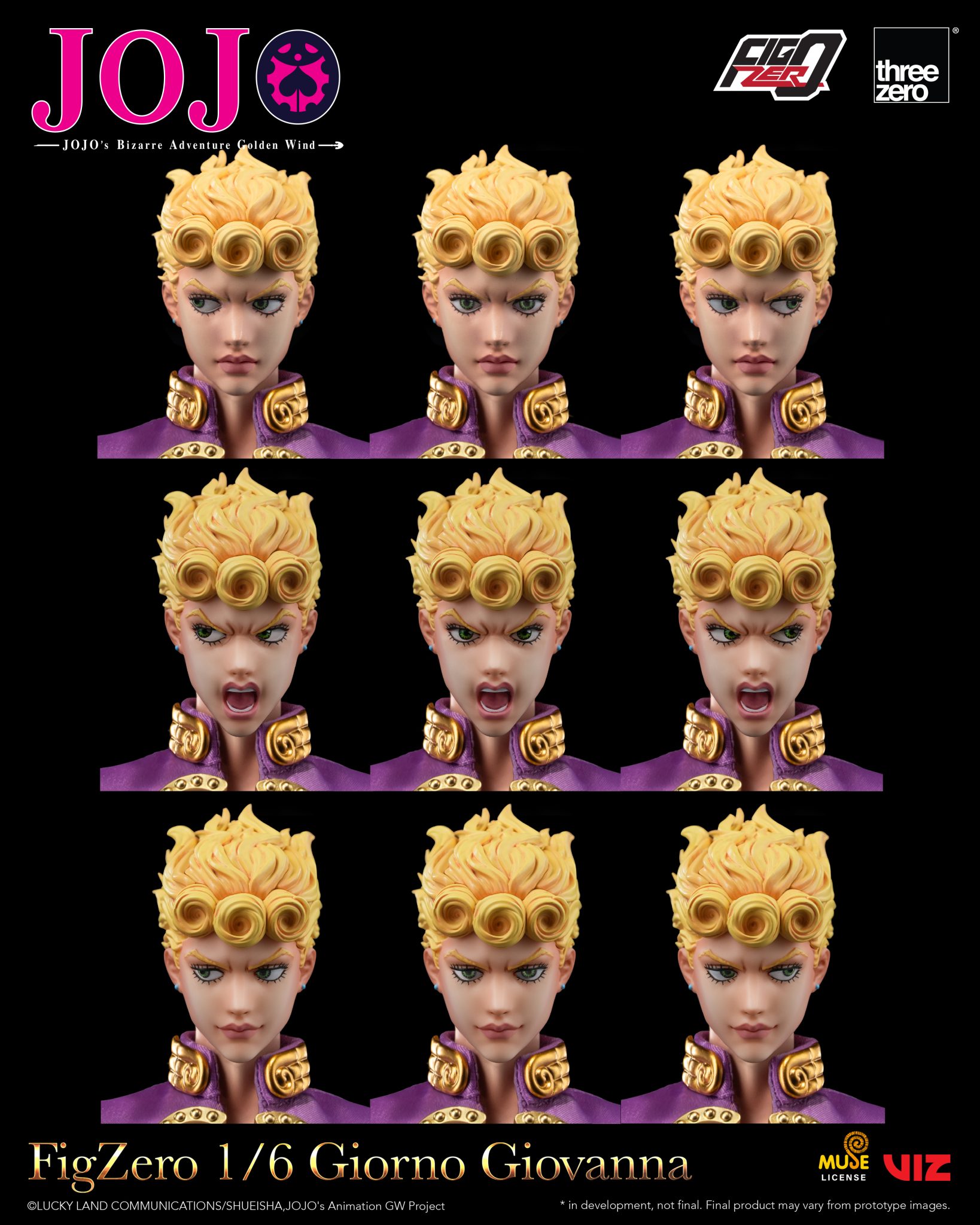 JOJO’s Bizarre Adventure: Golden WindFigZero 1/6 Giorno Giovanna ...