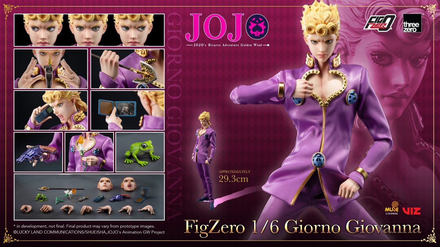 JOJO’s Bizarre Adventure: Golden WindFigZero 1/6 Giorno Giovanna ...