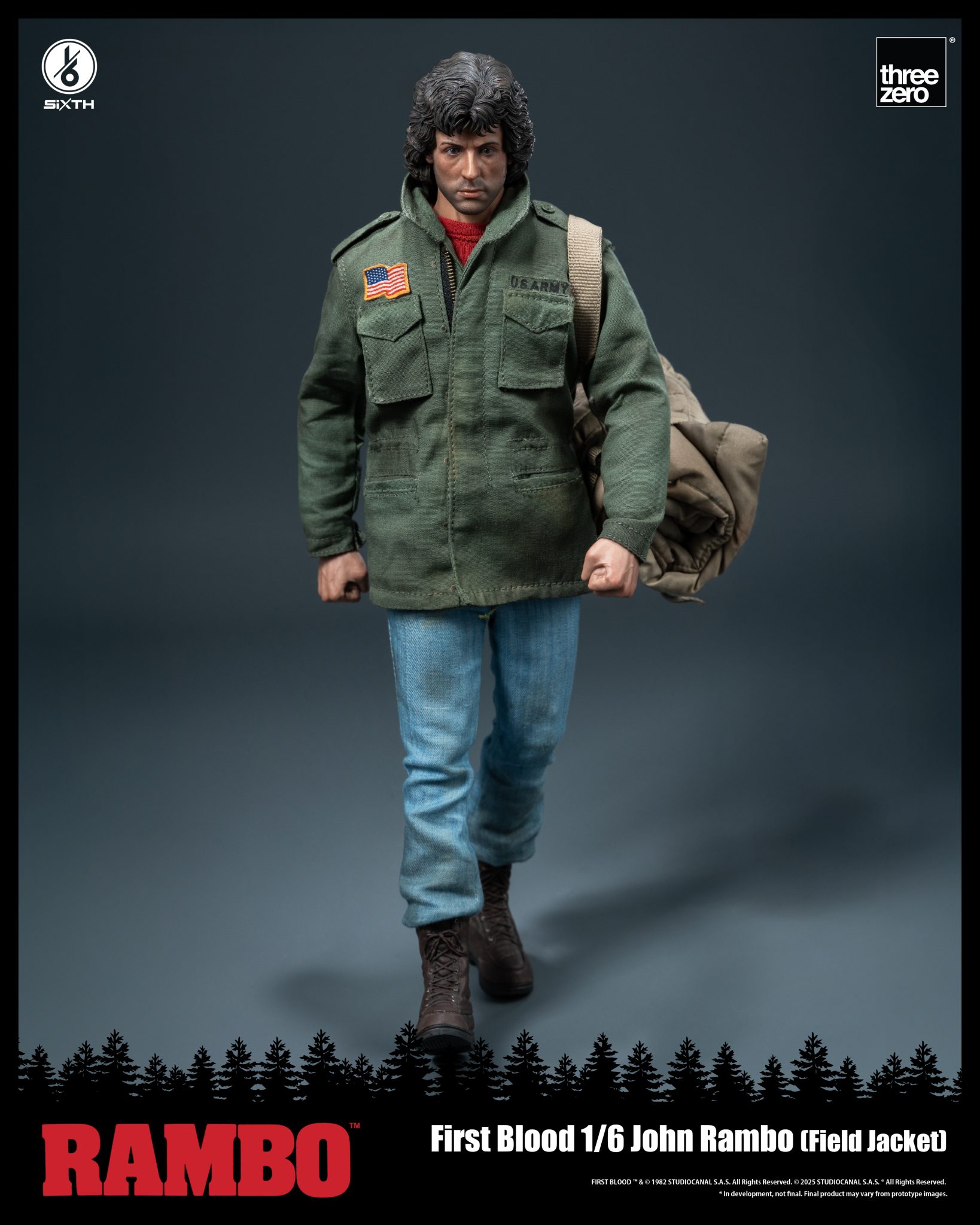 Rambo: First Blood1/6 John Rambo (Field Jacket) – threezero store