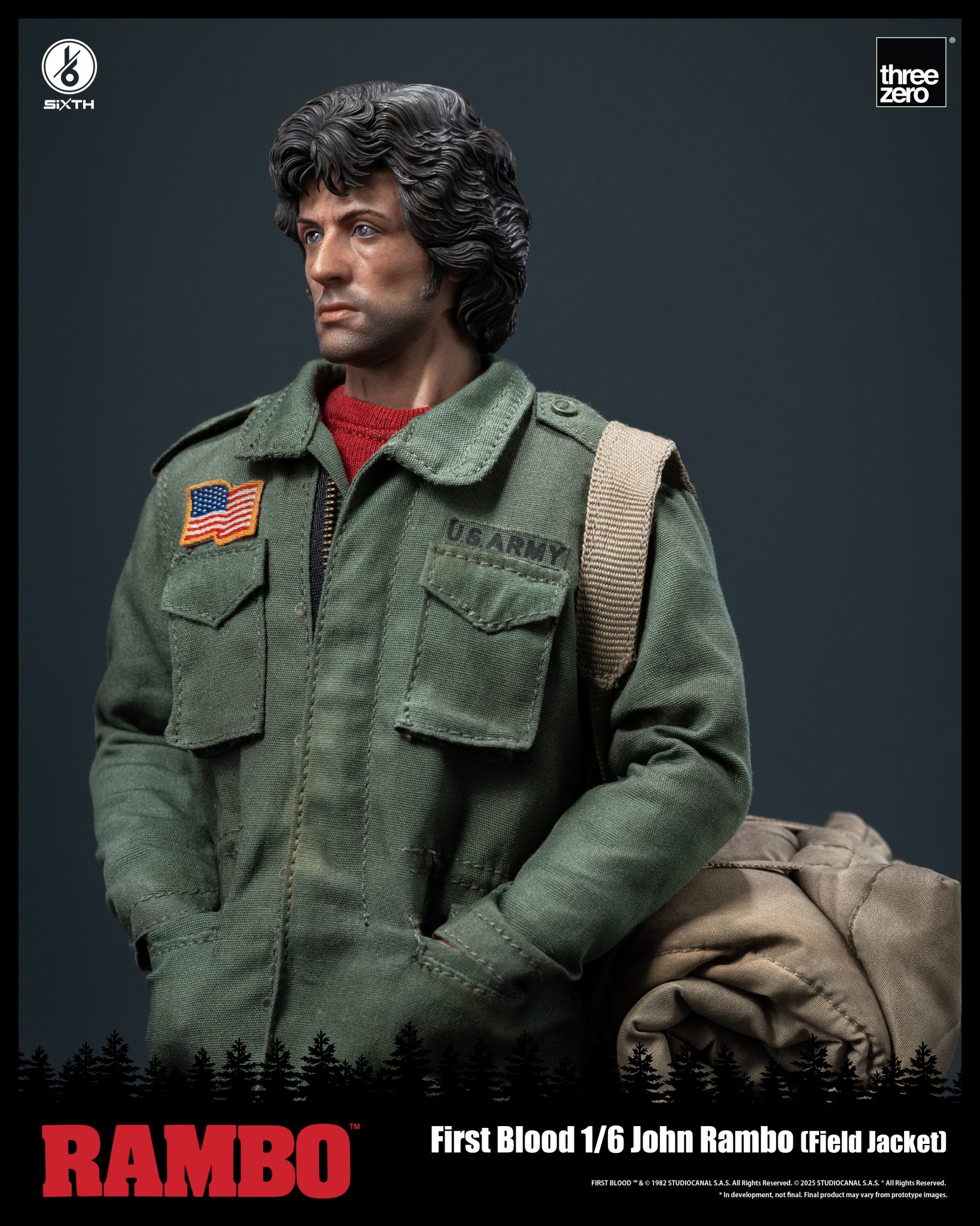 Rambo: First Blood1/6 John Rambo (Field Jacket) – threezero store
